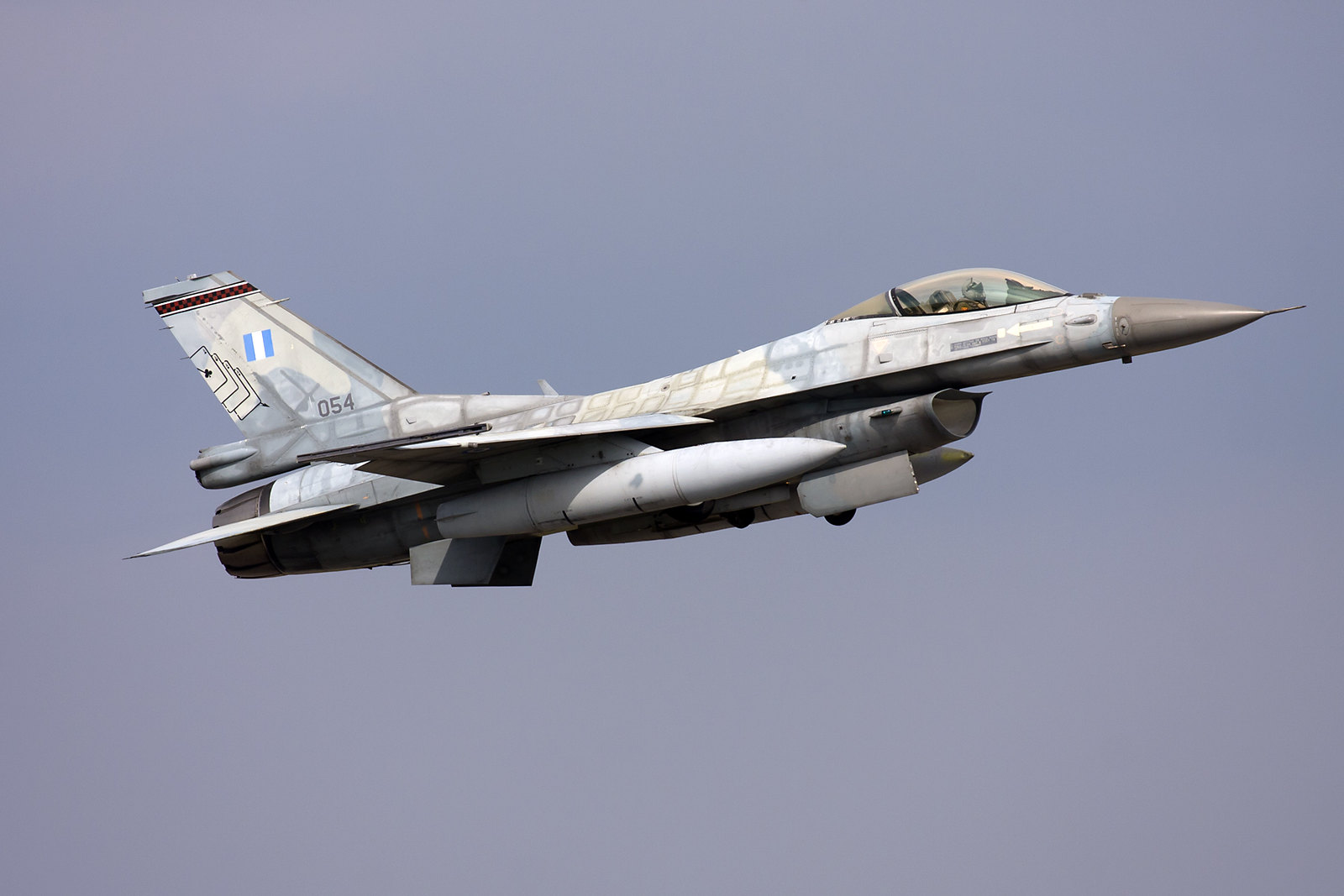 Greek F-16C fighter jet - European Western Balkans